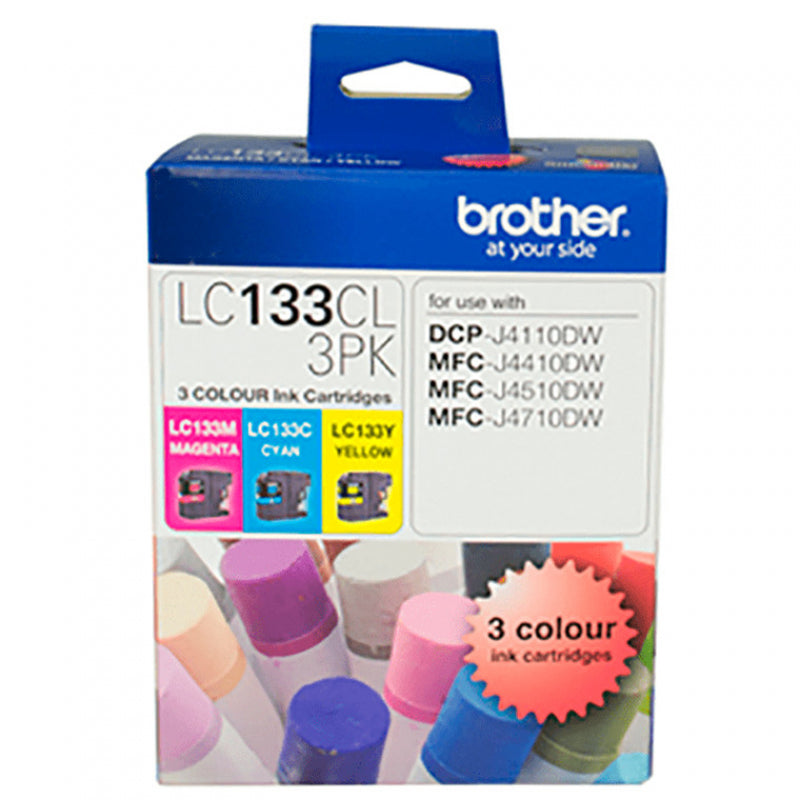 Brother Printer Ink Cartridge LC233 Colour 3 Pack - LC133CL3PK – Need A ...